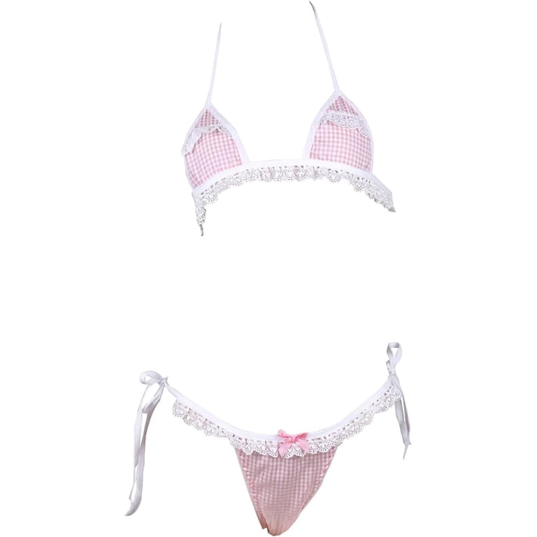 Japanese Swimwear Micro Abafip Womens Micro Tanning Bikini Kawaiii
