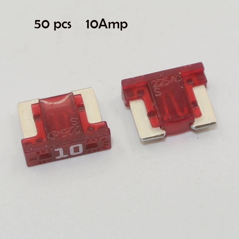 Micro Blade Fuses 50pc Assortment Pack - Car Auto Electrical ...