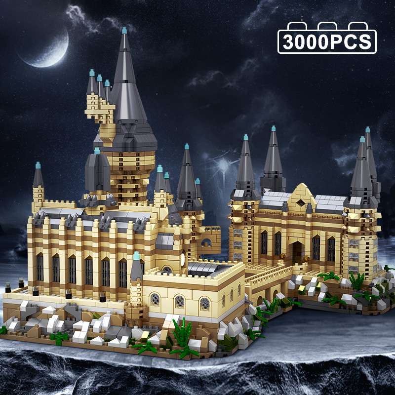 Micro Bricks City Creative Medieval Magic Castle Series School ...