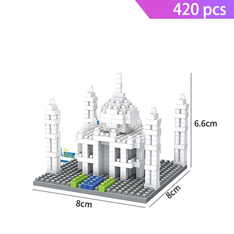 Micro Bricks Mini Architecture Sets Eiffel Tower Big Ben Rome Colosseo ...