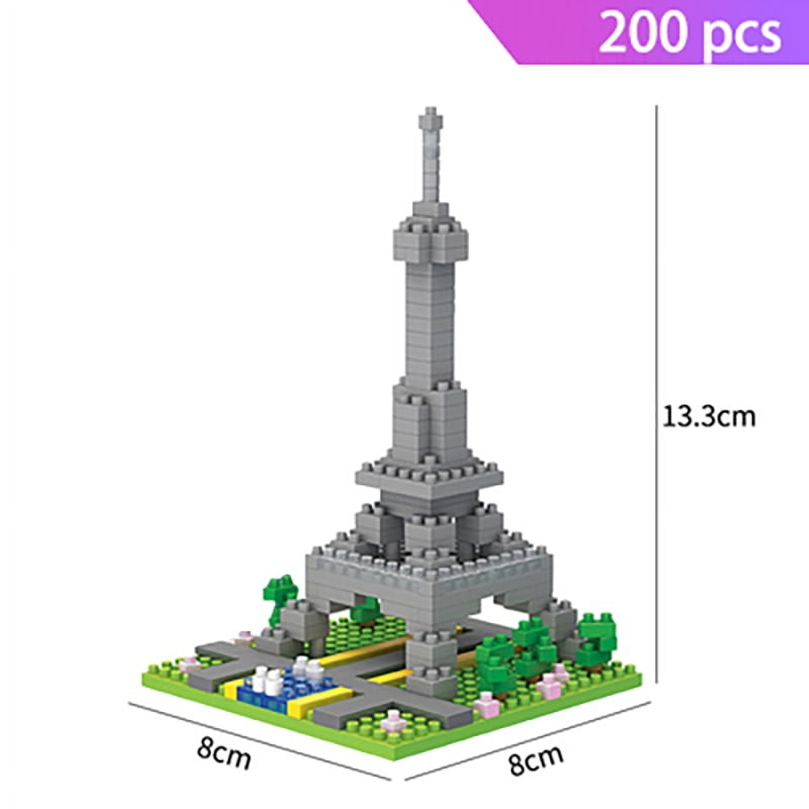 Micro Bricks Mini Architecture Sets Eiffel Tower Big Ben Rome Colosseo Model Building Diamond ...