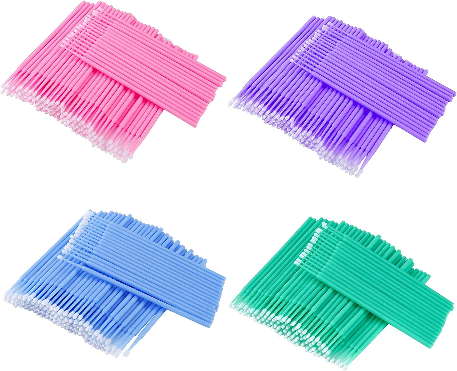 Micro Brushes Eyelash Swabs Applicator Mascara Wands Brushes for ...