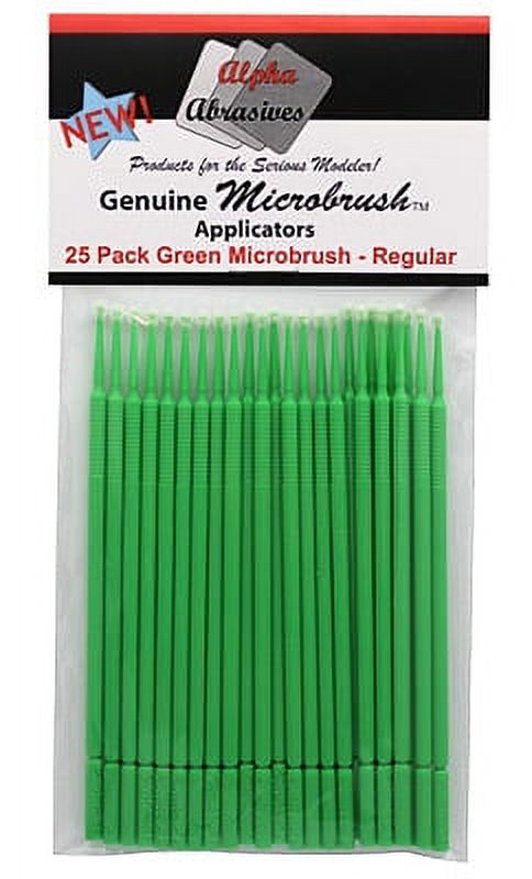 Micro Brushes Regular 25pk Grn - Walmart.com