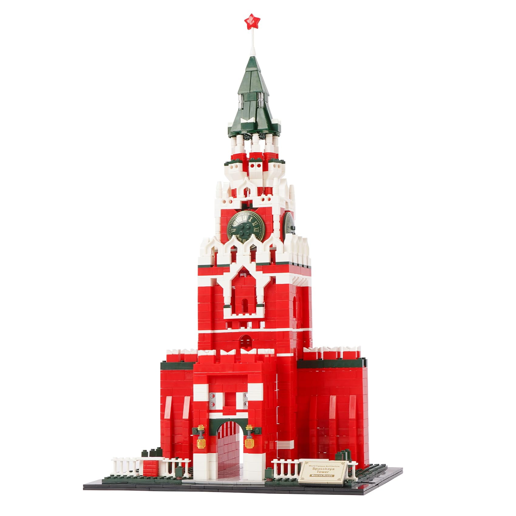 Micro Building Block Set, Moscow Red Square Model Building Blocks 1601 ...