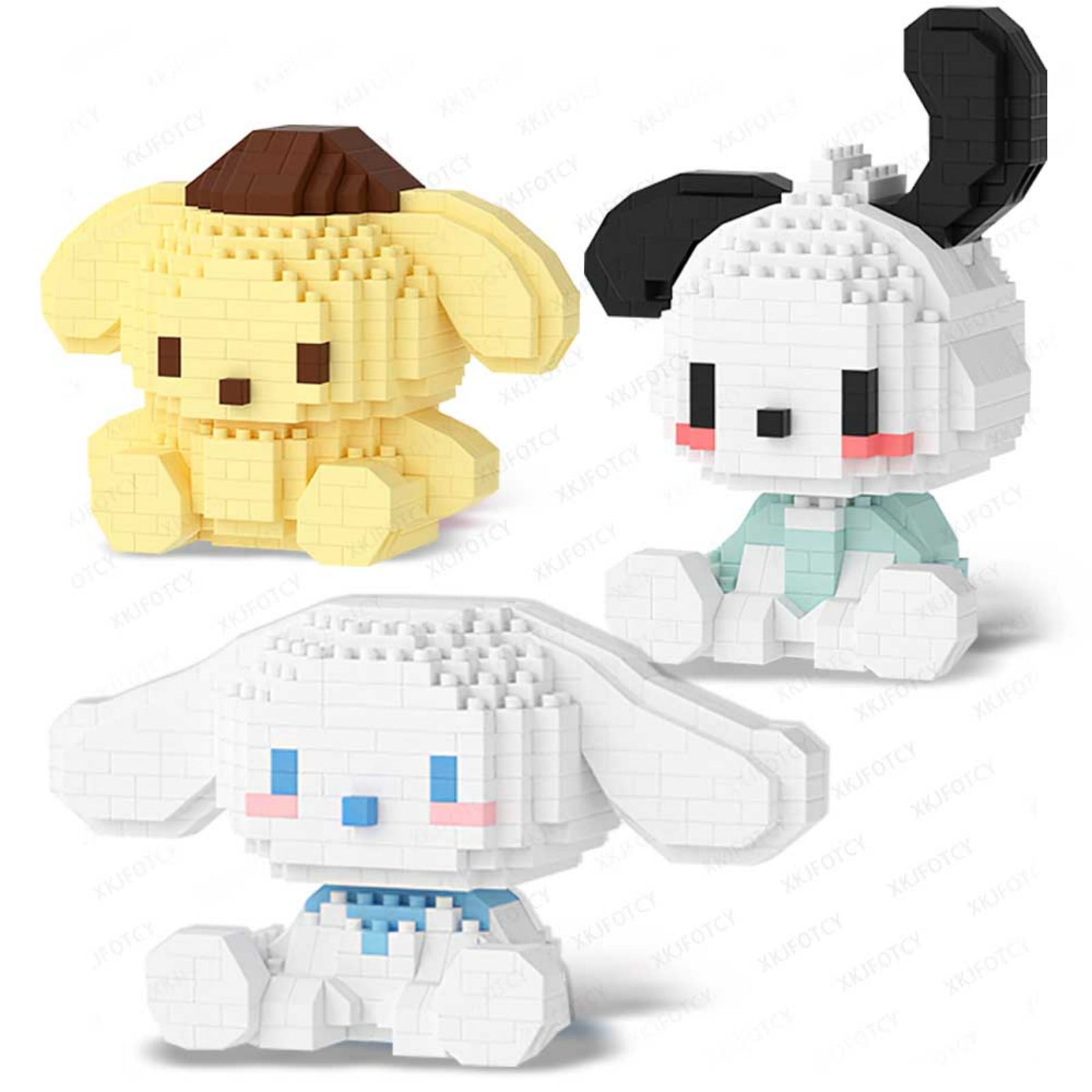 Micro Building Blocks, 3D Hello Kitty Block Mini Anime Figures ...