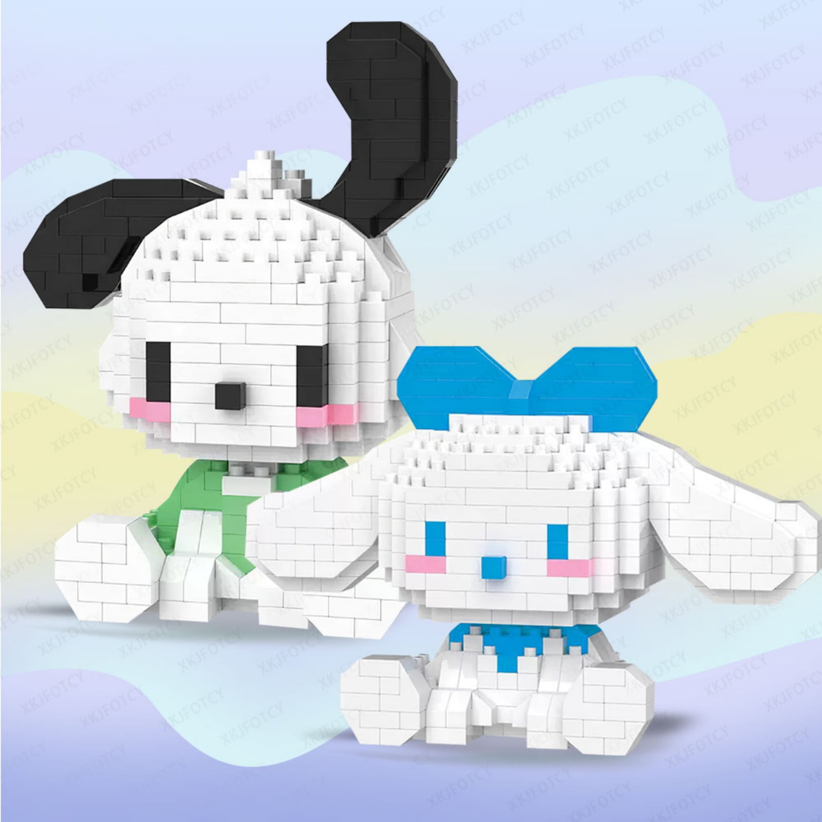 Micro Building Blocks Set, Cinnamoroll & Pochacco Anime Cute Figures ...