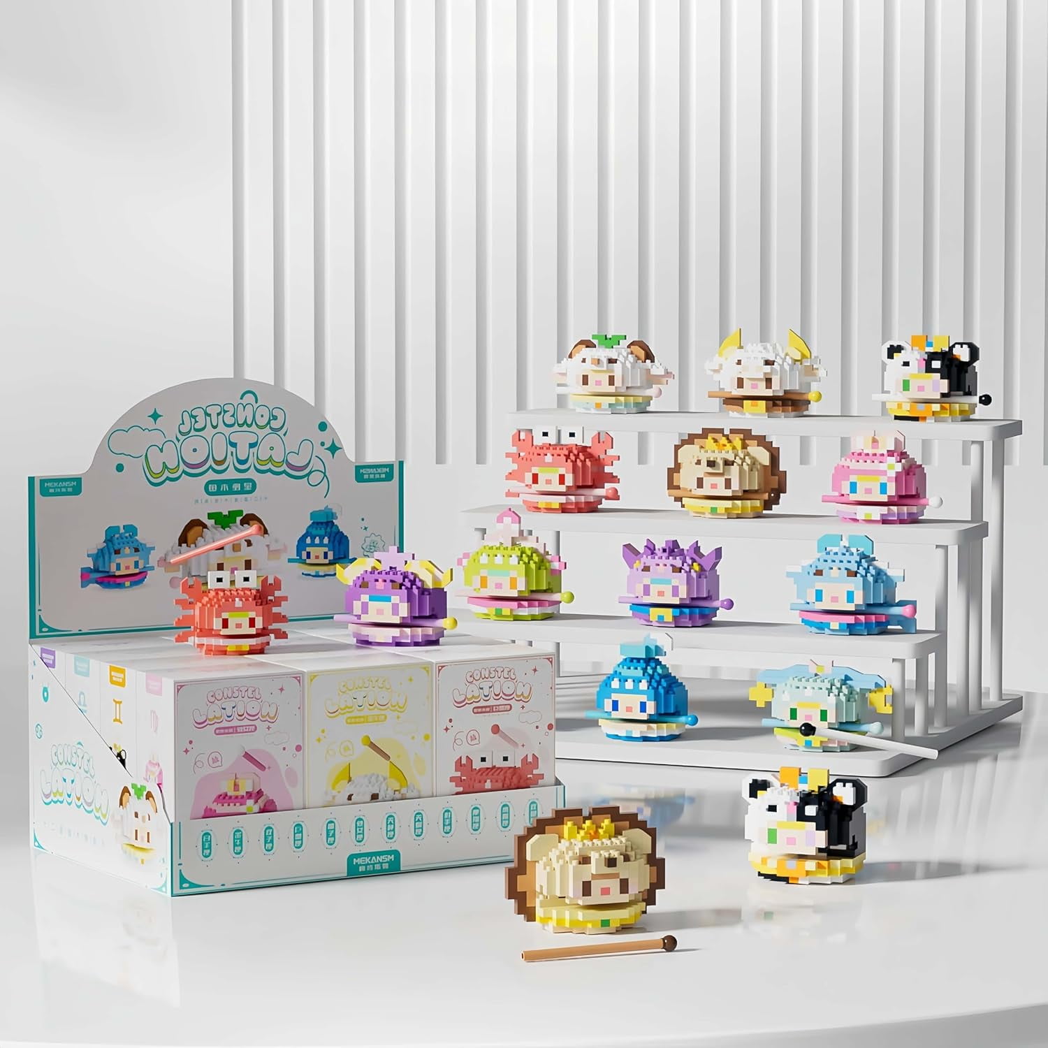 Micro Building Blocks Sets, 12 in 1 Cute Fruit Series for Kids Birthday ...