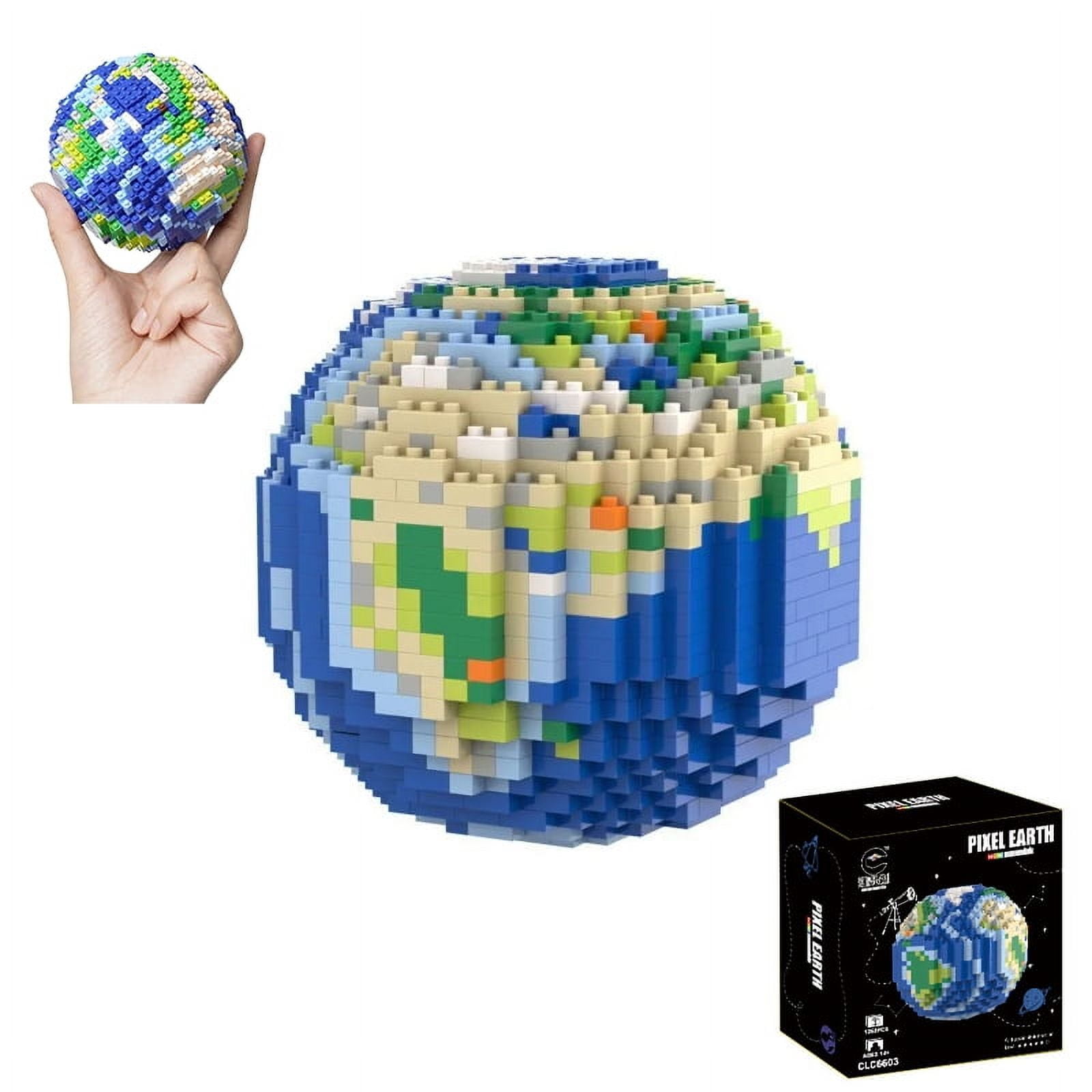 Micro Building Blocks The Earth Planet, 1268pcs DIY Mini Diamond Blocks ...