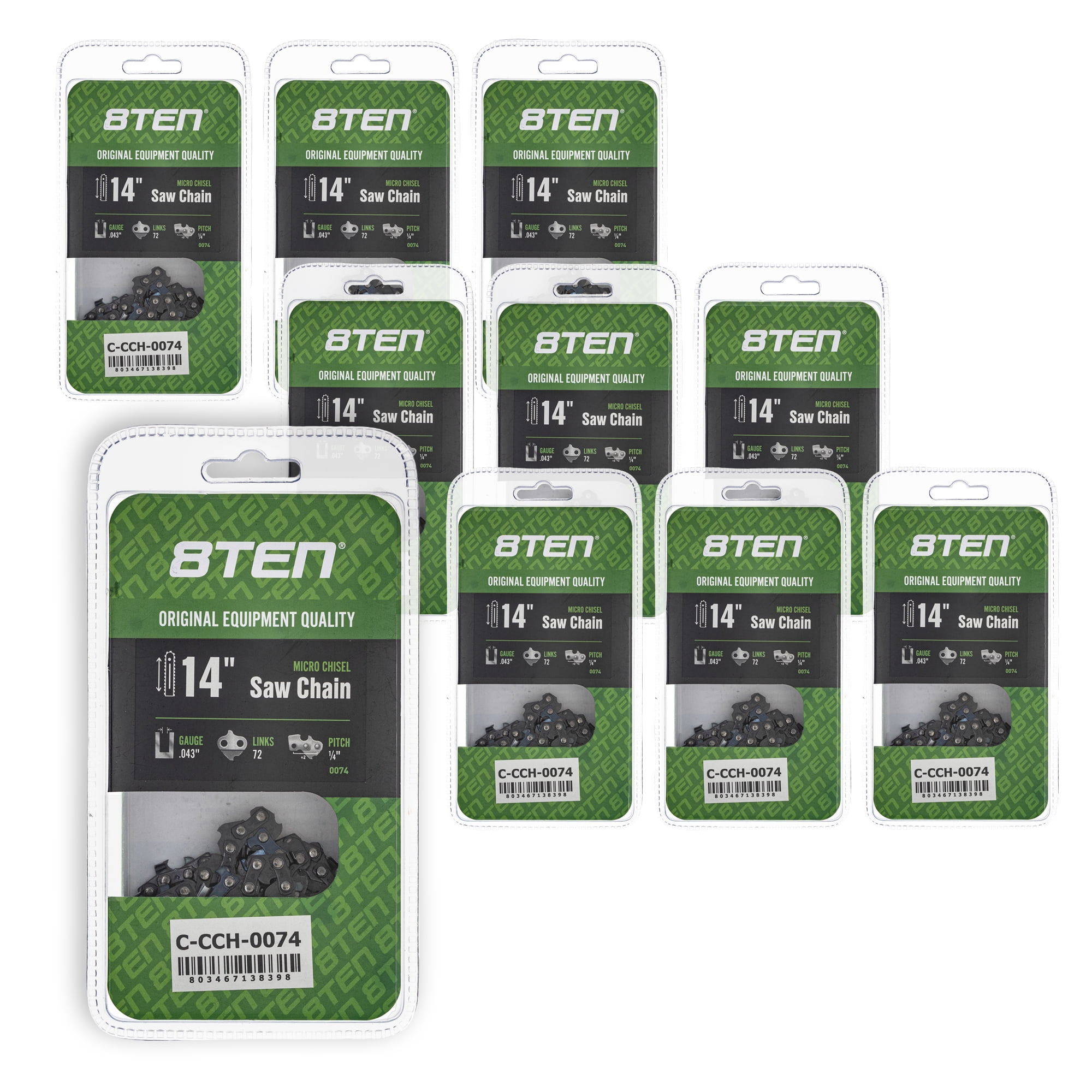 Micro Chisel Chainsaw Chain 14 inch .043 1/4 72DL for Stihl MSA120 C-B ...