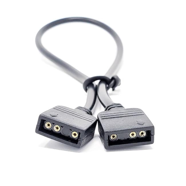 Micro Connectors Addressable RGB Extension Cable - Black - 30CM - 2 per ...