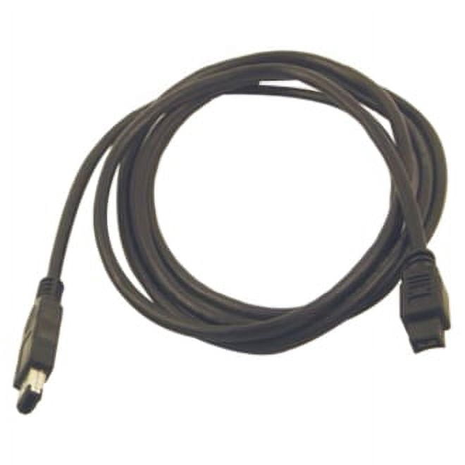 Micro Connectors E07-239 10 ft. FireWire IEEE 1394B 9P-6P Cable, Black ...