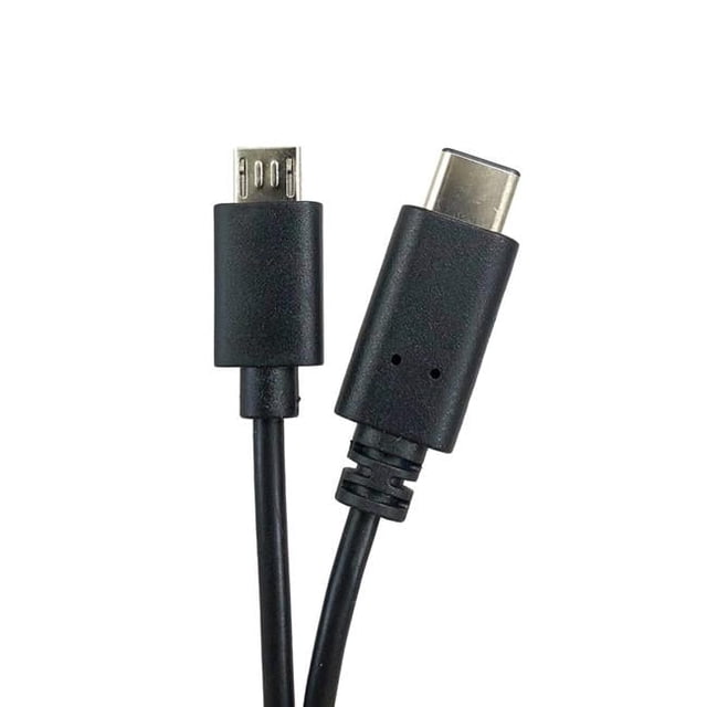 Micro Connectors E07-318C2MB-1M 3.28 ft. USB 2.0 Type-C Male To Micro B ...