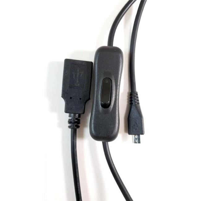Micro Connectors RAS-PWR01 USB A Female to Micro USB Extension Cable ...