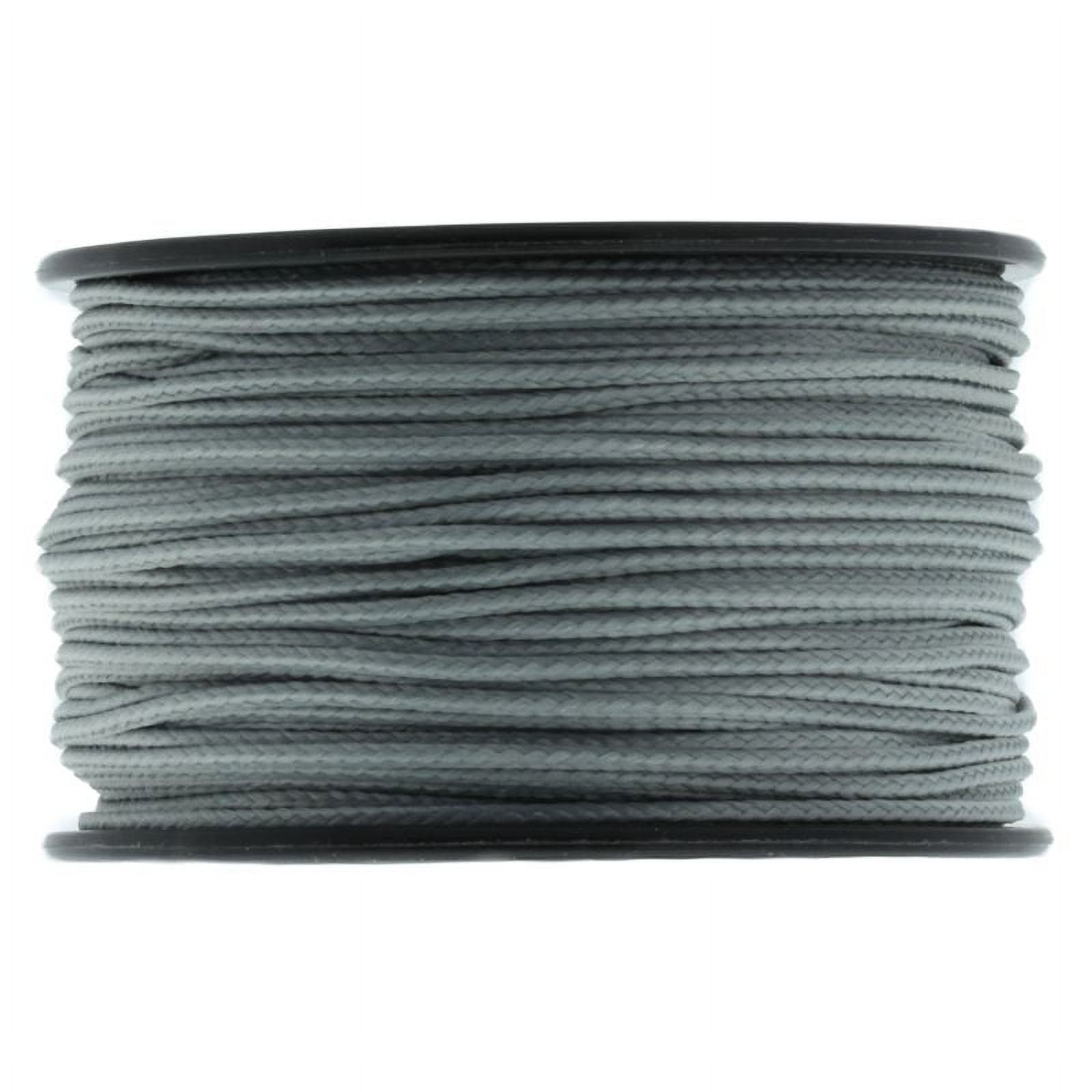 Micro Cord Paracord 1.18mm x 125' Grey by Jig Pro Shop - Made in the ...