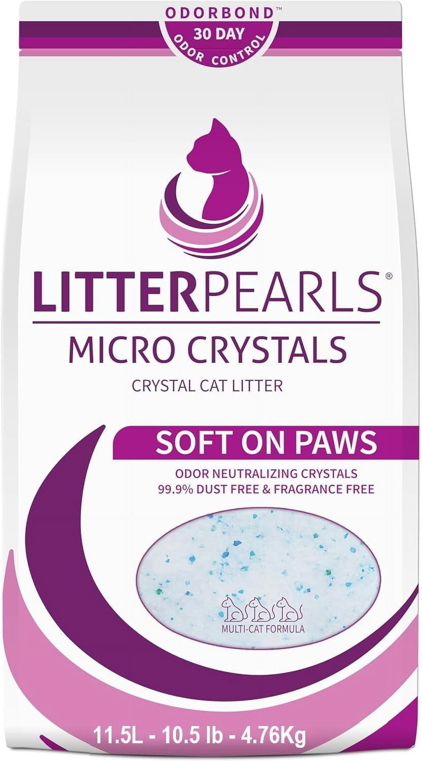 Micro Crystals Unscented Non-Clumping Crystal Cat with Odorbond, 10.5 ...