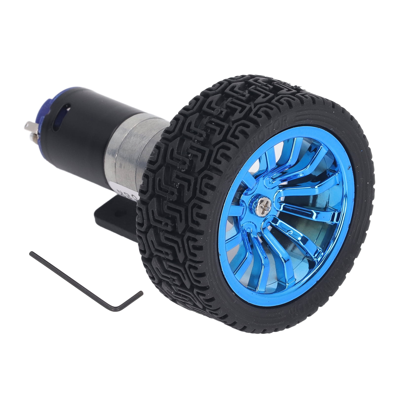 Micro DC Gear Motor Set with Mounting Bracket, 12V, 25mm High Torsion ...