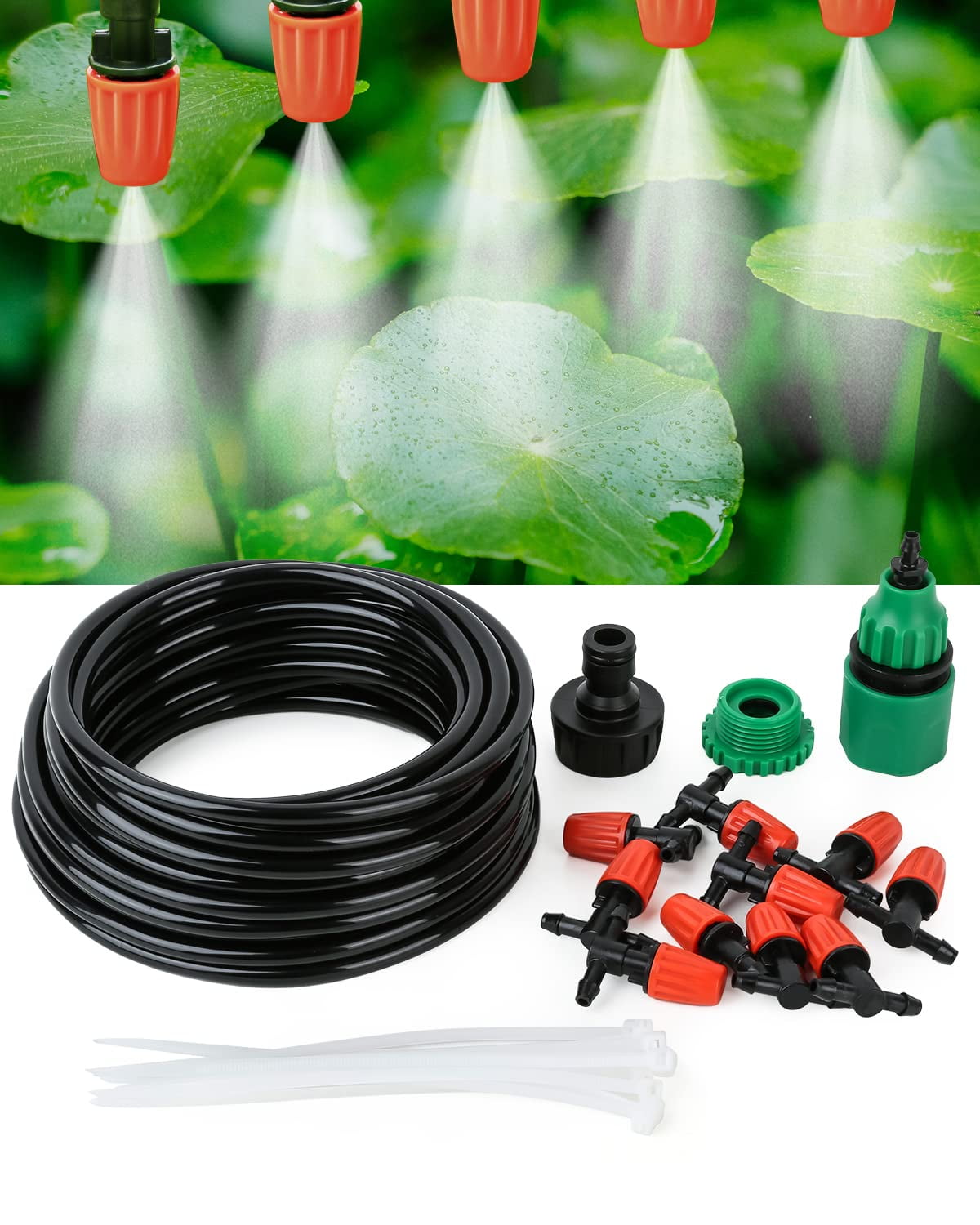 Micro Drip Irrigation Kit, YPF5 Yulaiyoen Garden Irrigation System ...
