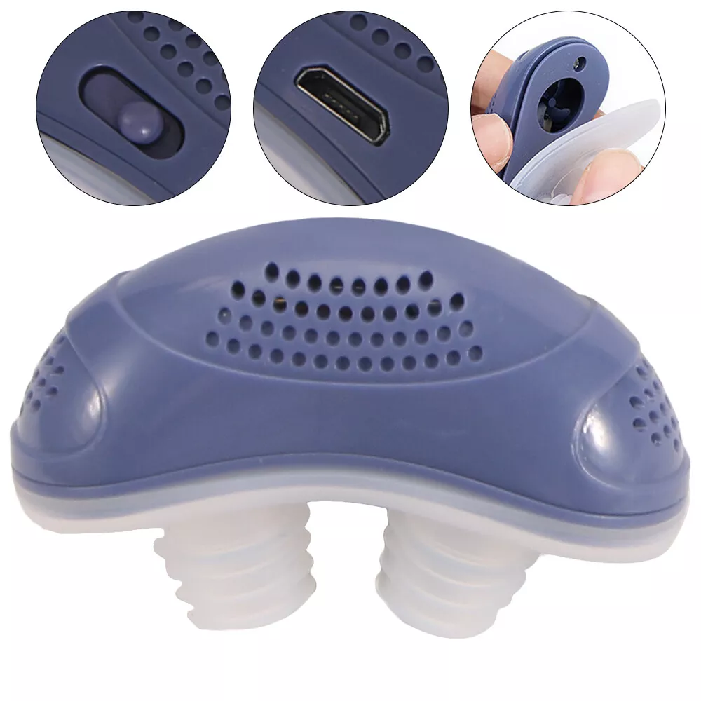 Blue Electric Snore Stopper Anti Snoring Devices- 1Set - Walmart.com