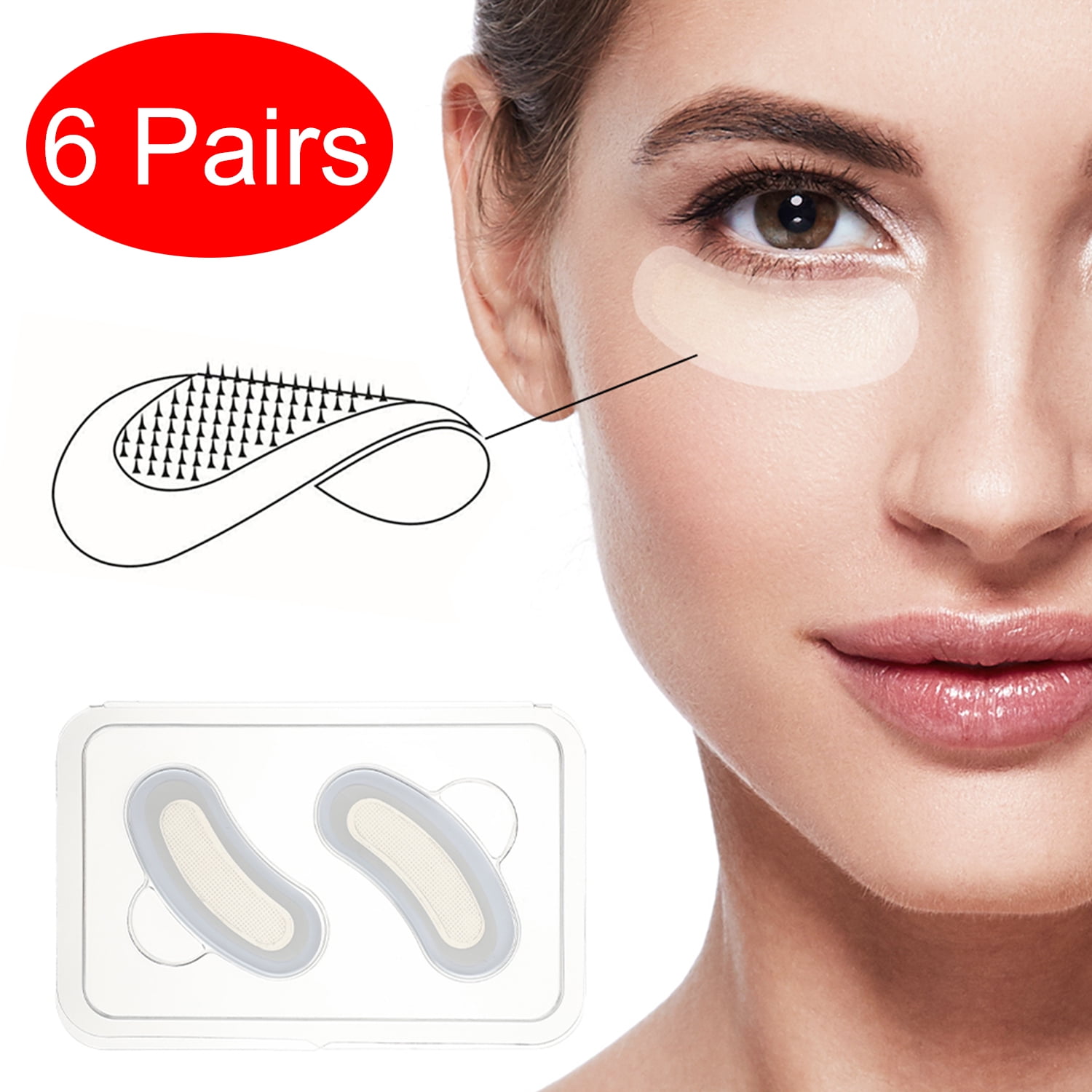 Micro Eye Patch Hyaluronic Acid Fine Lines Wrinkle Puffy Eyes Targeted ...