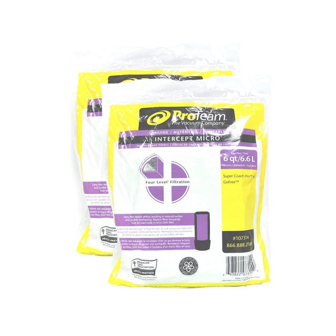 Micro Filter Paper Bag for ProTeam 107314 Intercept, 20 Bags - Walmart.com