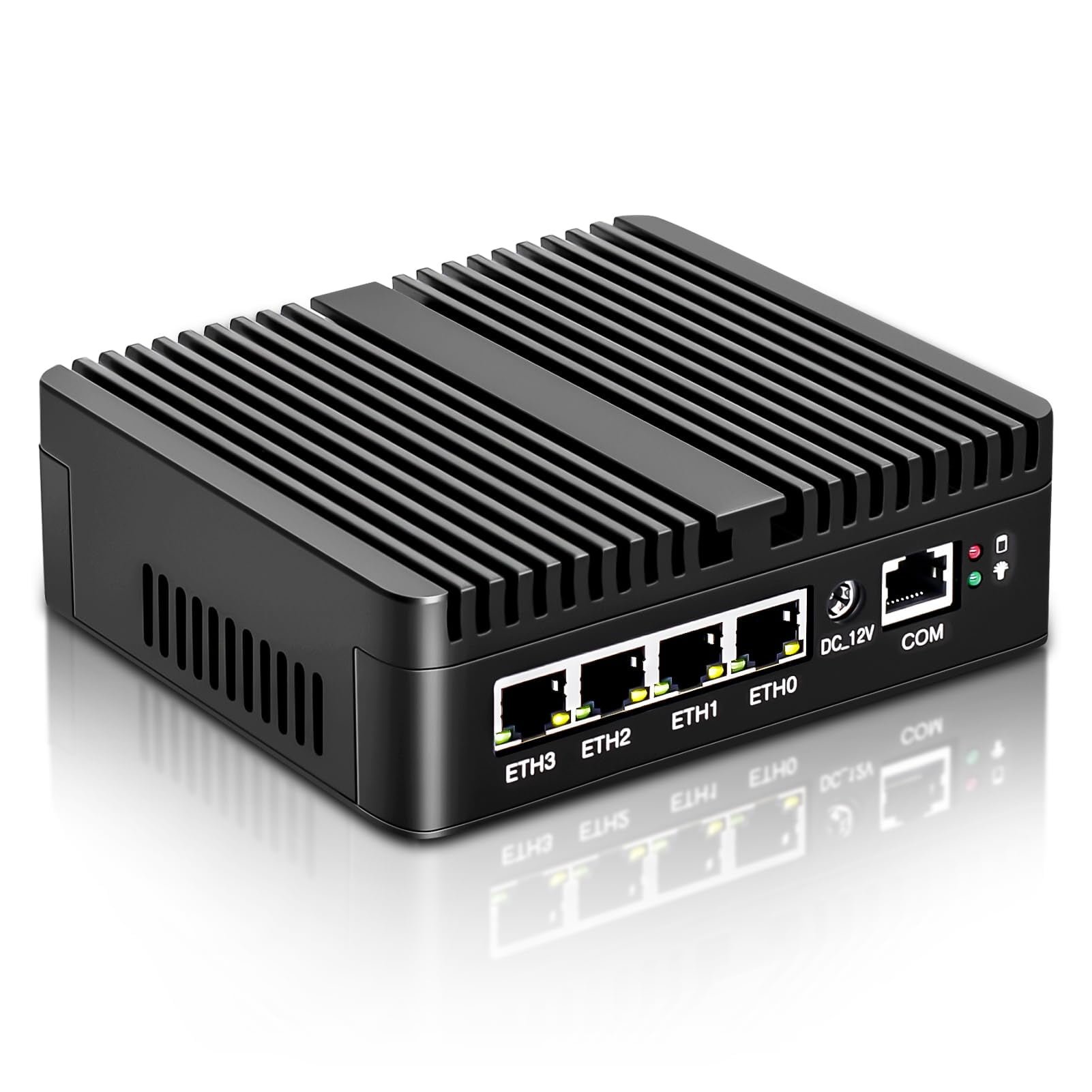 Micro Firewall Appliance N6210,4X i226-V 2.5G FanlessMini PC,2xDDR4 ...