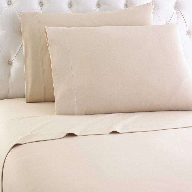 Micro Flannel® Solid Color Sheet Set, Full, Chino - Walmart.com