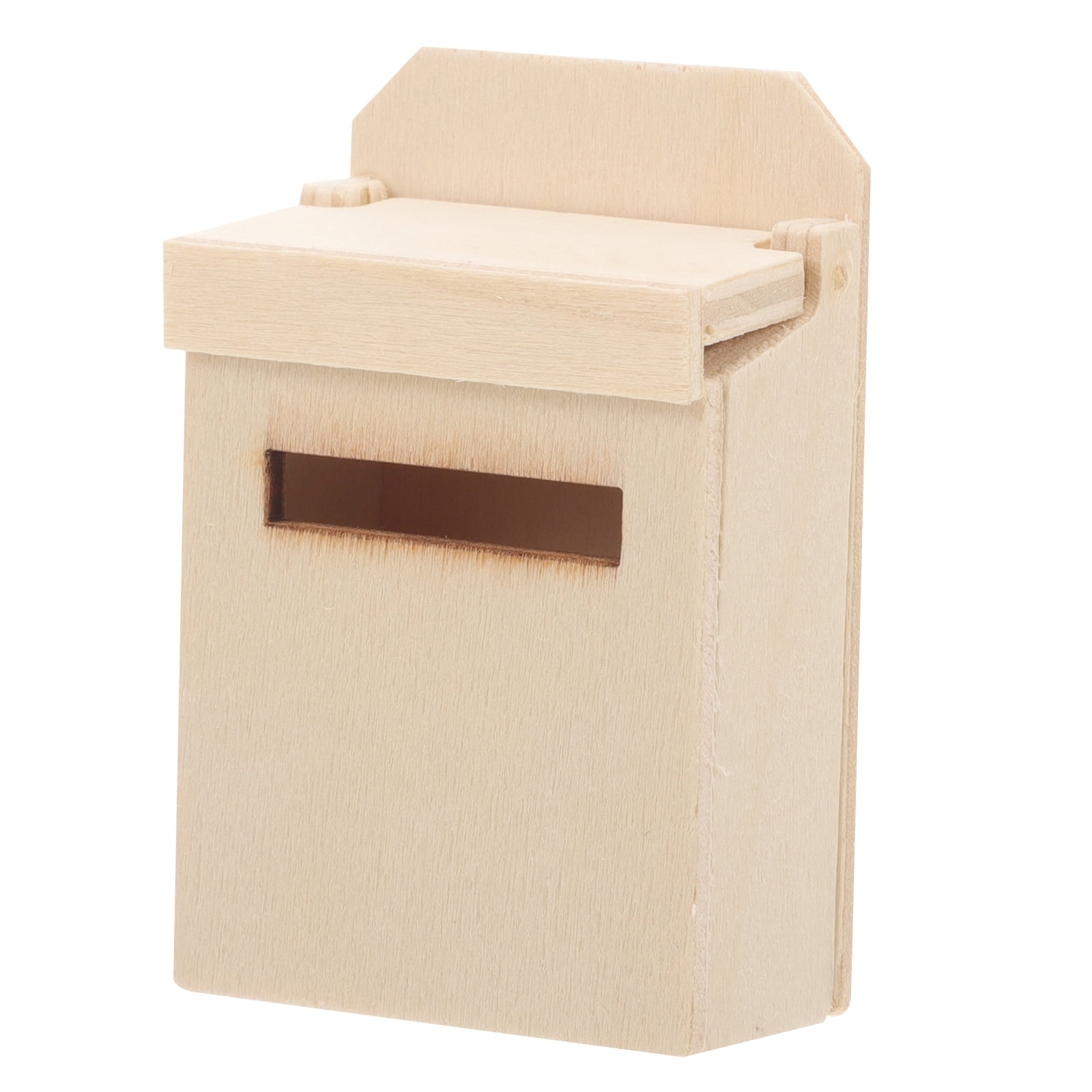Micro Flips Mailbox Doll House DIY Furniture Mini Wooden Crafts Mailbox ... Micro Flips Mailbox Doll House DIY Furniture Mini Wooden Crafts Mailbox ...