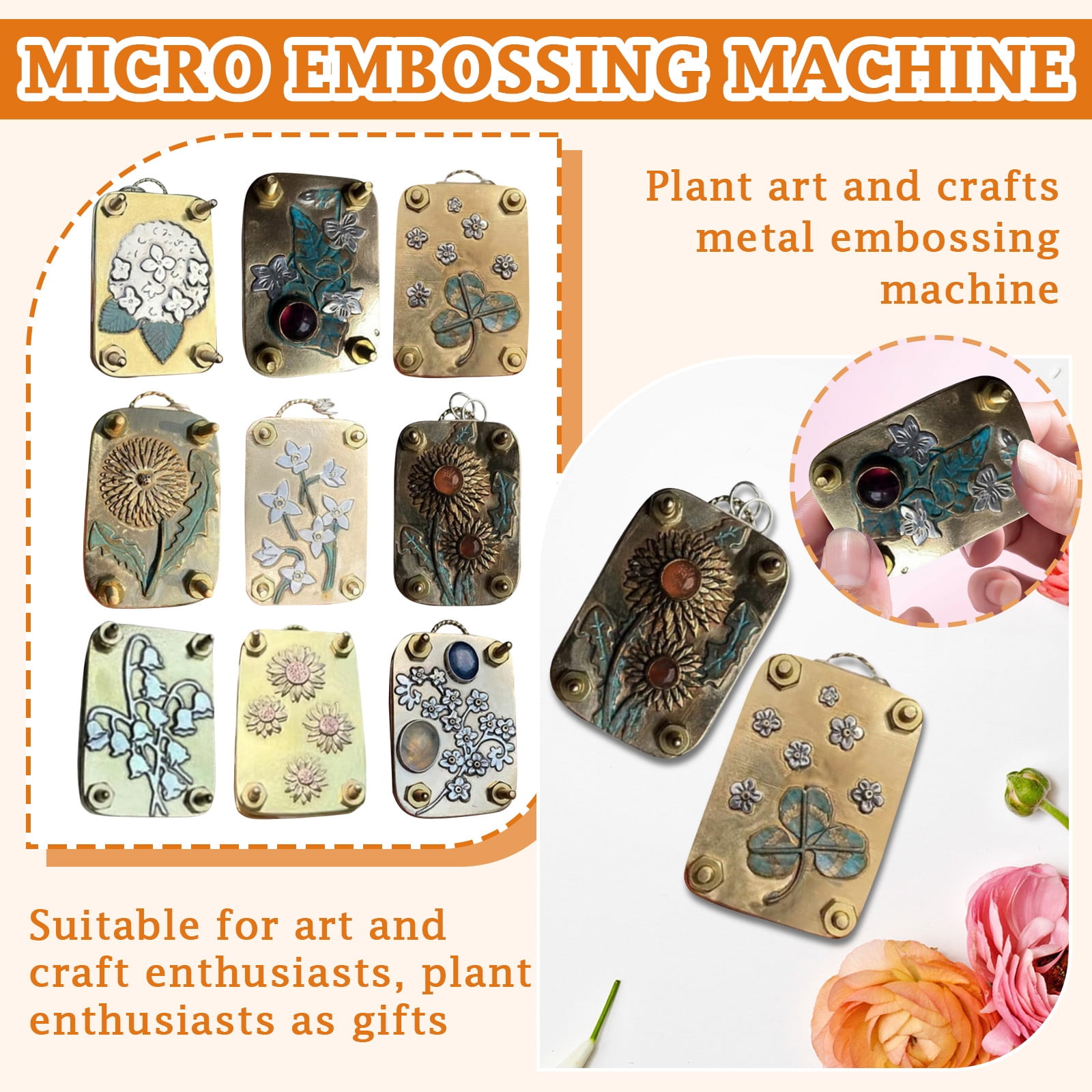 Micro Flower Press, DIY Pressed Flower Plant Preservation for Plants ...