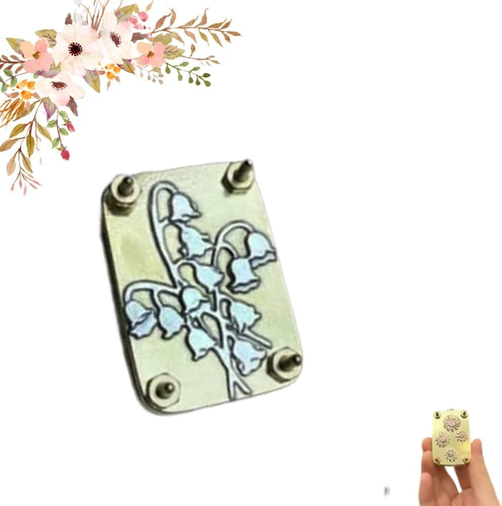 Micro Flower Press, Functional Mini Flower Embosser Locket, Plants Art ...