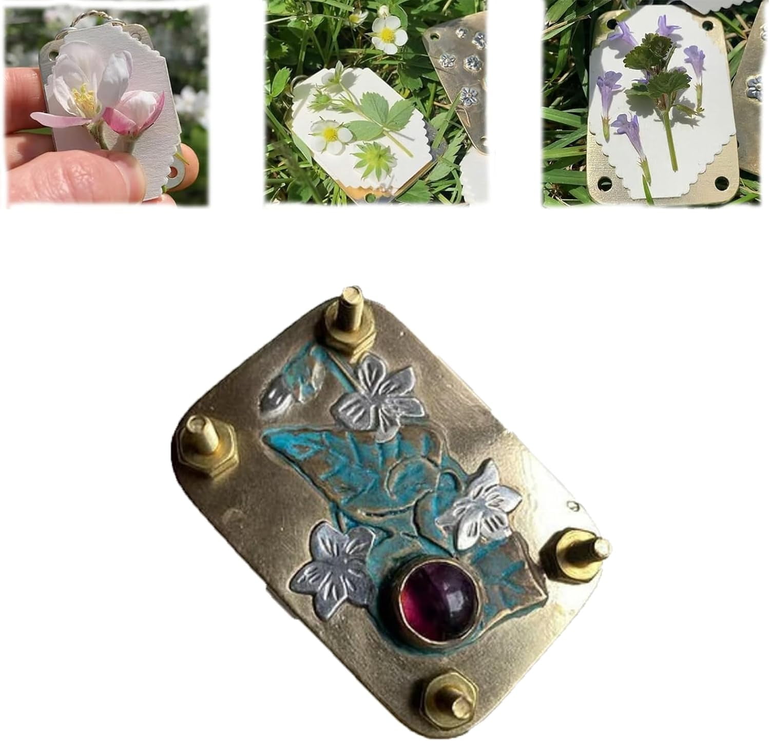 Micro Flower Press, Metal Flower Pressing Plant Preservation Kit ...