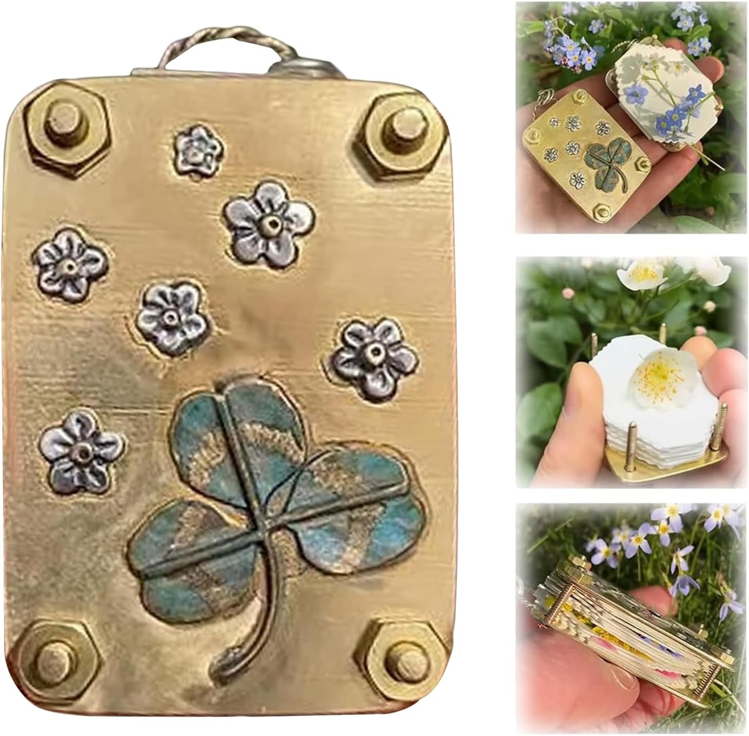 Micro Flower Press – Miniature Plant Preservation & Pressing Kit Tool ...