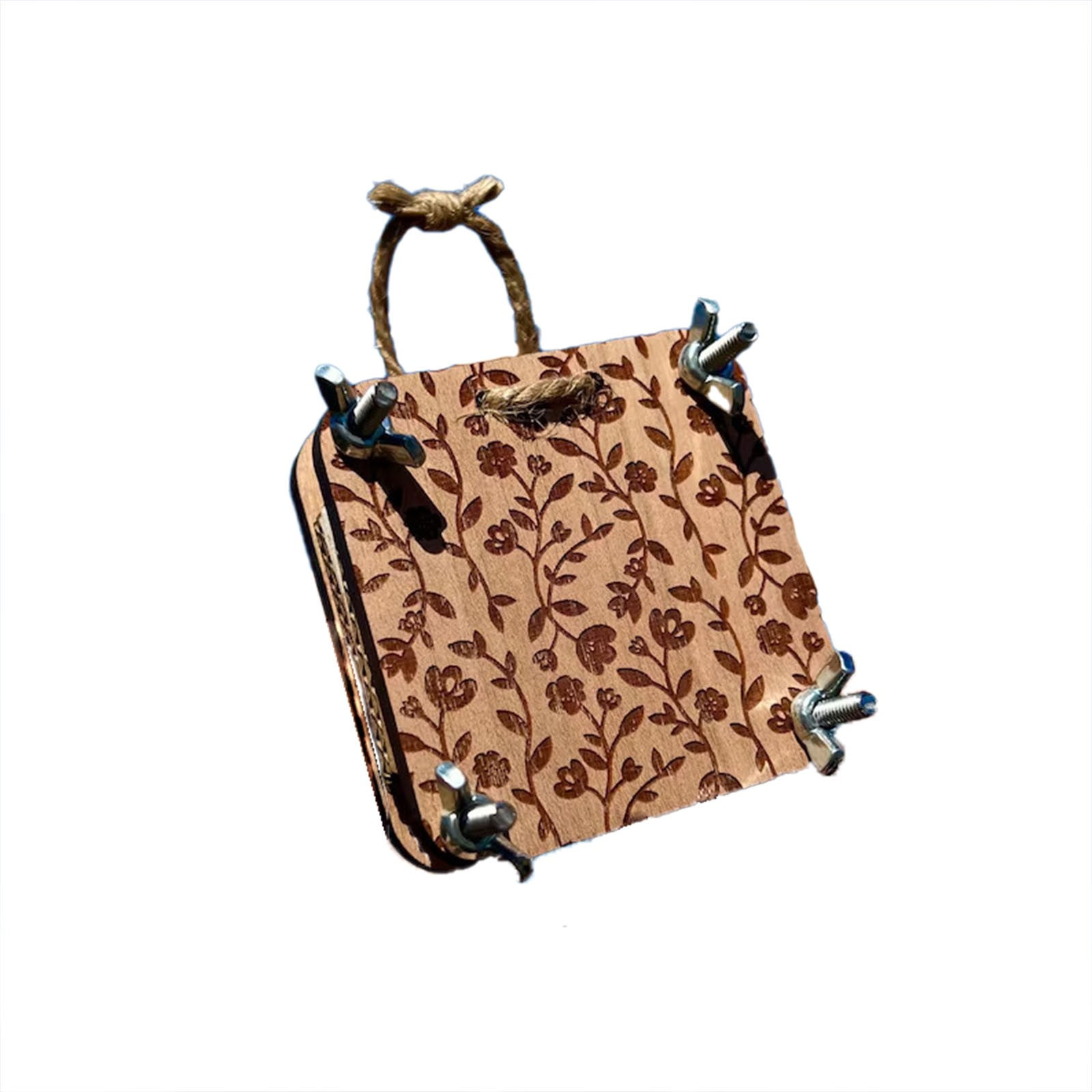 Micro Flower Press, Pocket-Sized Press Kit - Wooden Plant Pressing Set ...