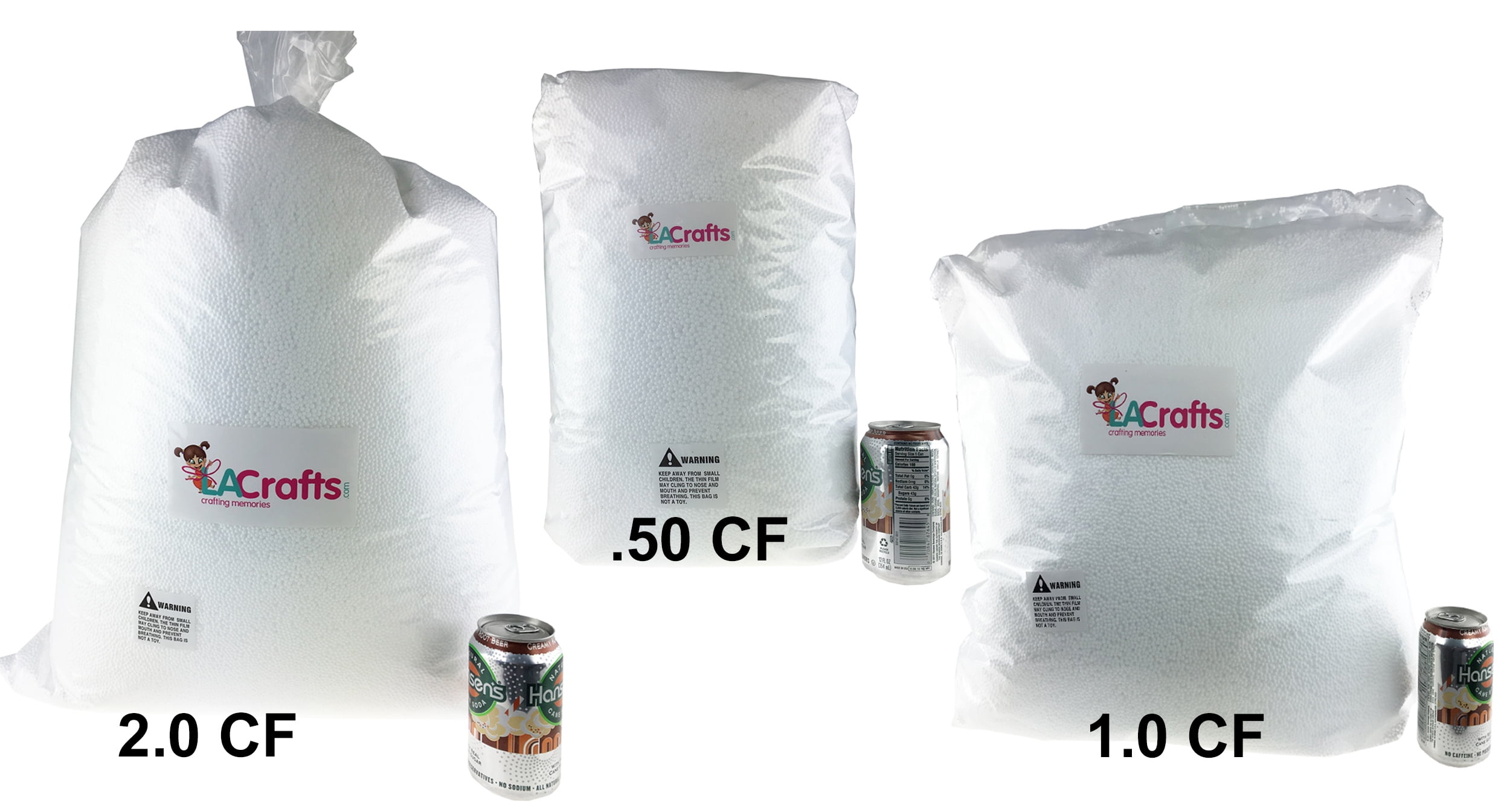 Micro Foam Beads for Stuffing and Filler .50 Cubic Feet - Walmart.com