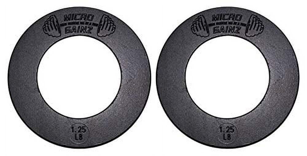 MICRO GAINZ GAIN MUSCLE 1LB AT A TIME 1.25LB Olympic Weight Plates Pair ...