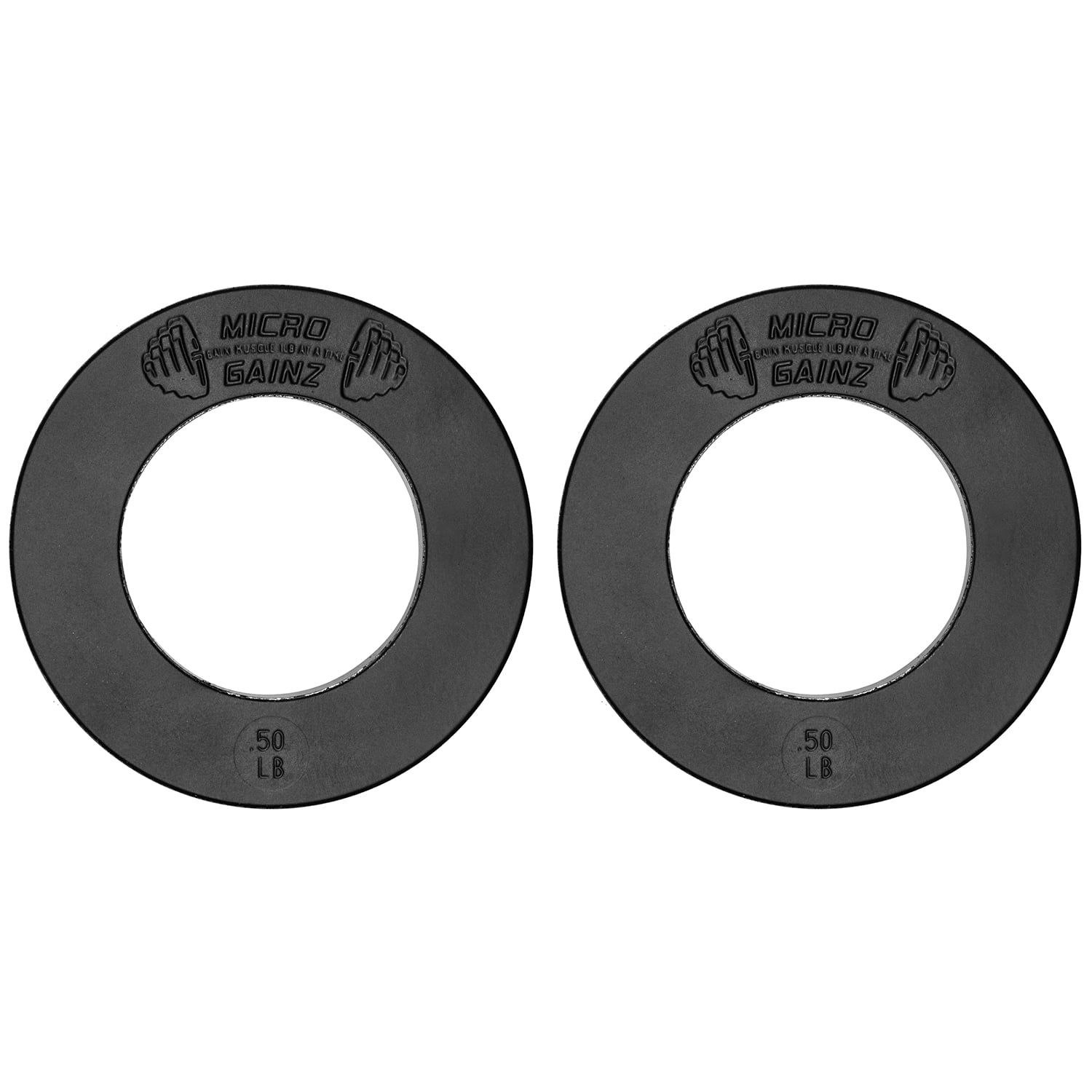 Micro Gainz Calibrated Fractional Weight Plates Pair of .50LB Plates ...
