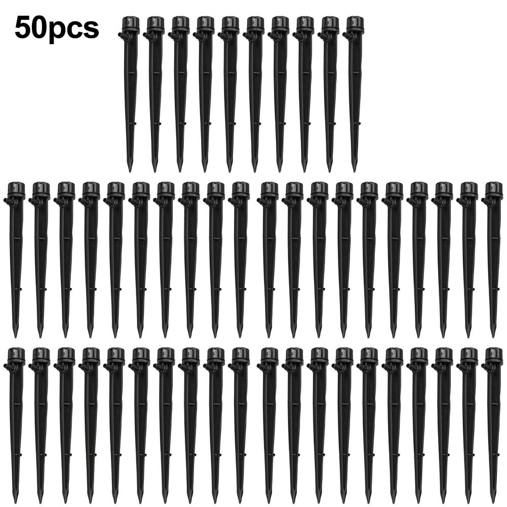 Micro Garden Irrigation Adjustable Dripper/Sprinkler on Stake 360° 0-90 ...