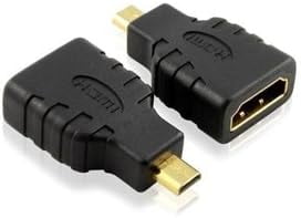 Micro HDMI to HDMI Female Adapter - Type D to Type A - Walmart.com