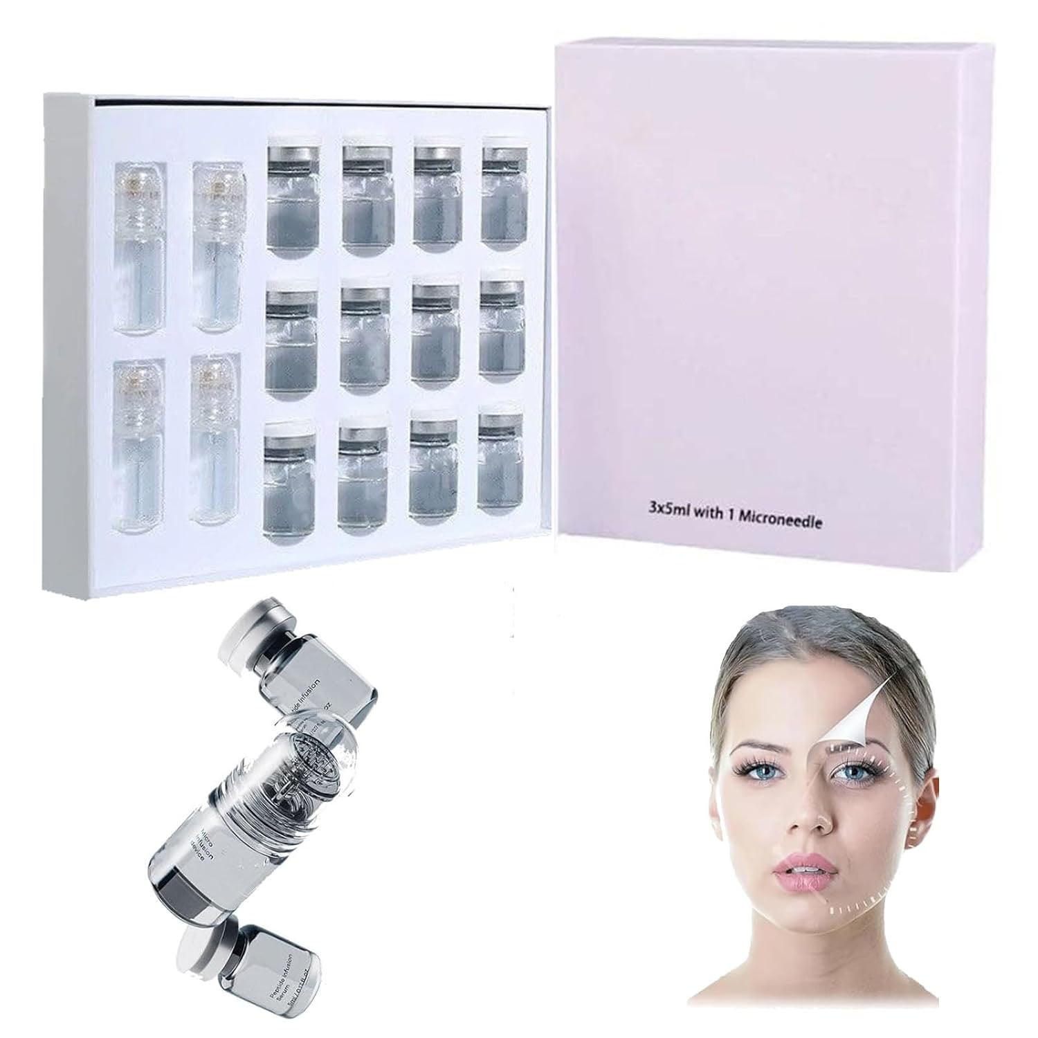 Micro Infusion System for Face, for Lips, Micro Needling Infusion Kit ...
