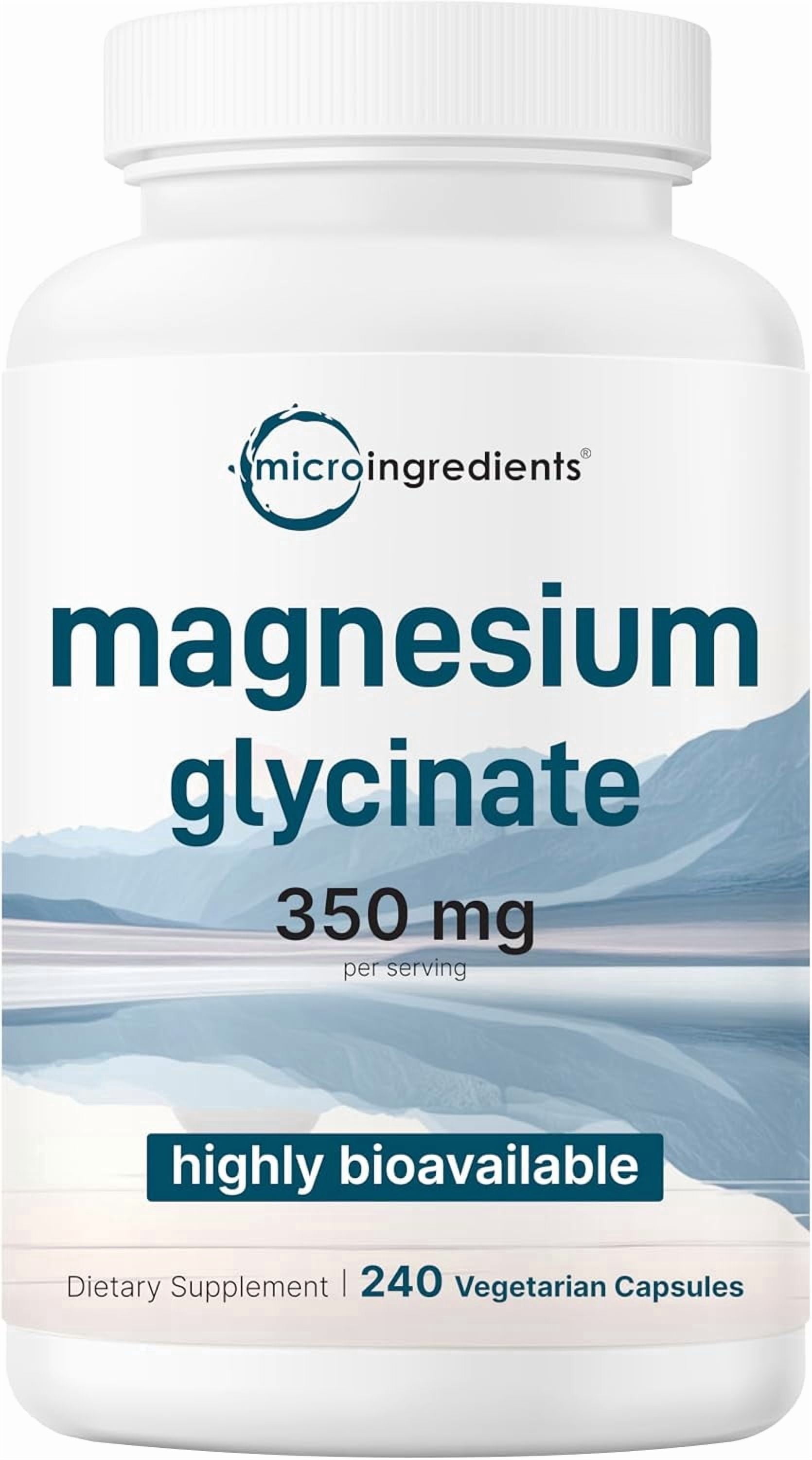 Magnesium Glycinate 350mg | Magnesium powders for ecommerce - Walmart ...