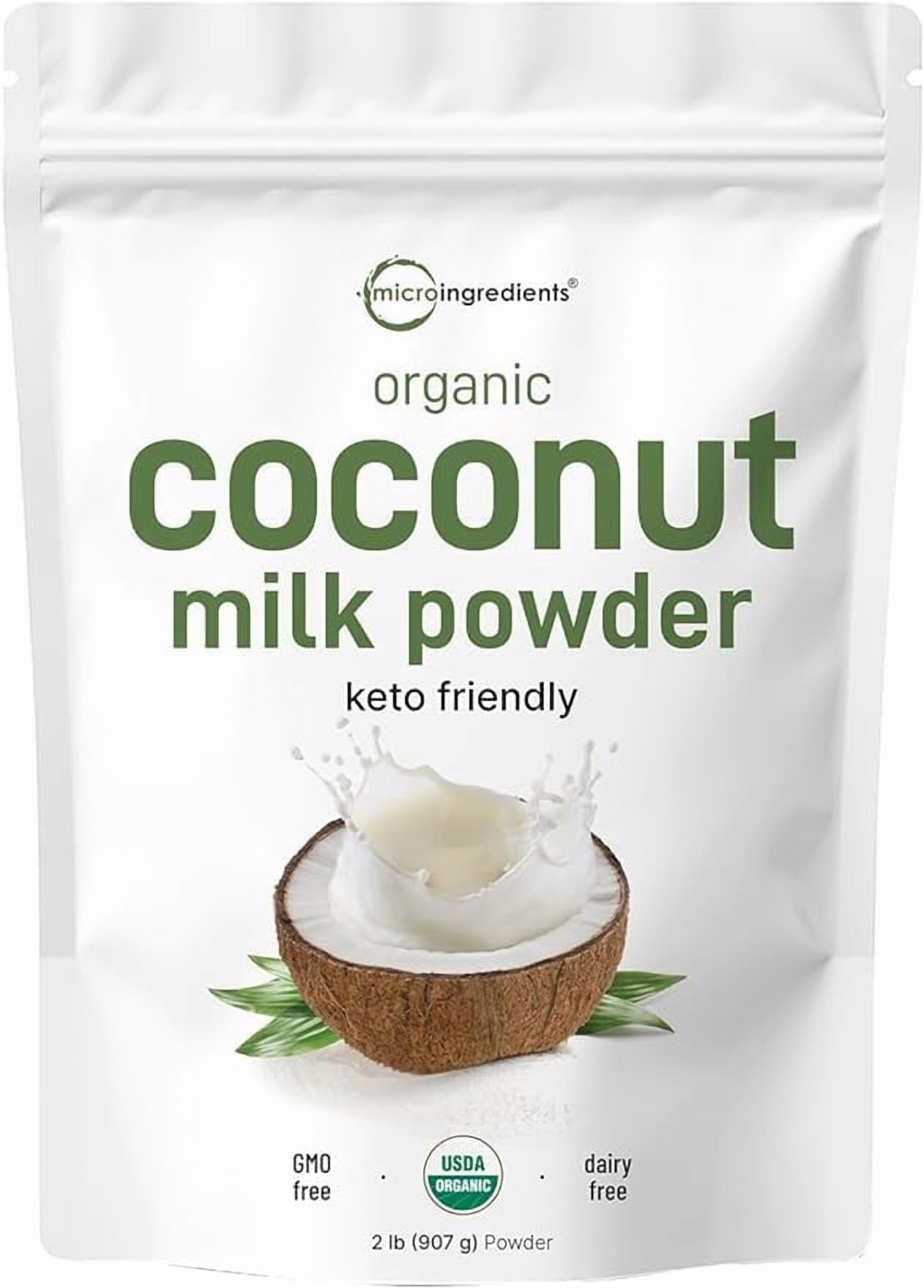 MICROINGREDIENTS Coconut Milk Powder, 2 lb, Keto Creamer, No Additives ...