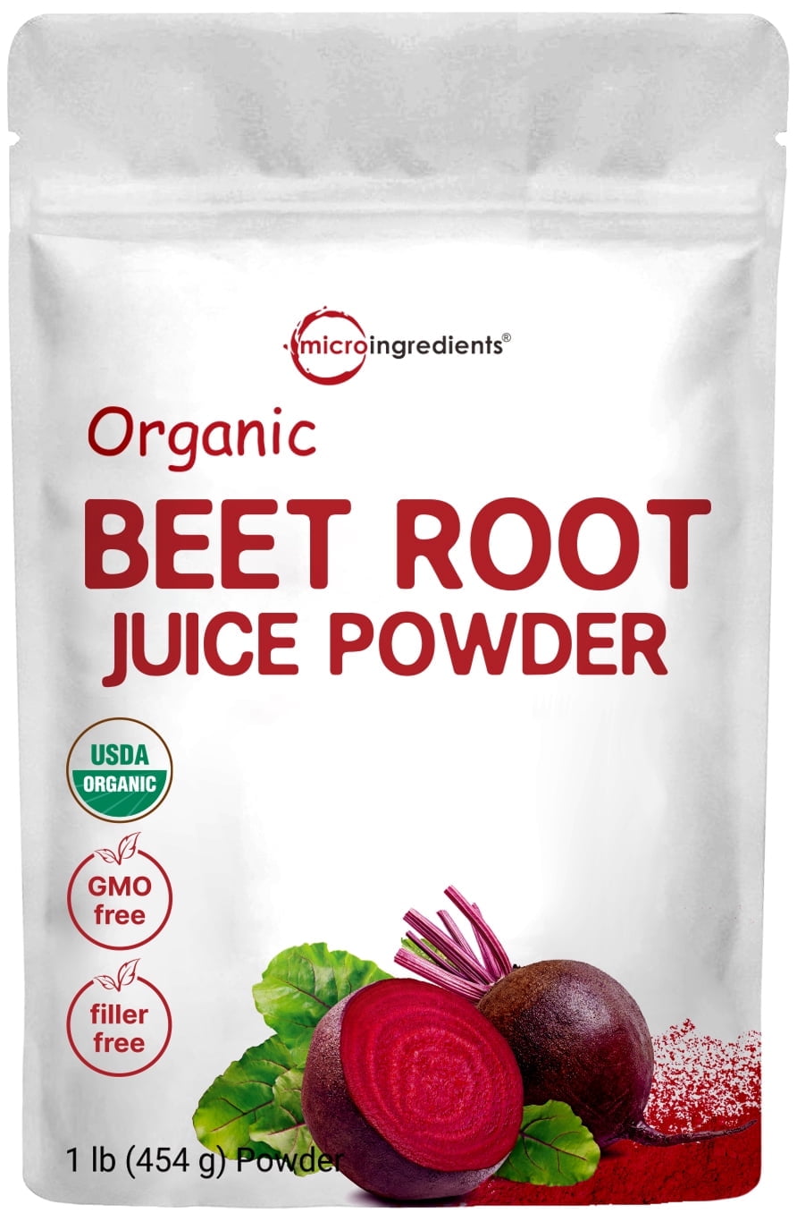 Micro Ingredients Organic Beet Juice Powder, 1lb | Healthy Vegetable ...