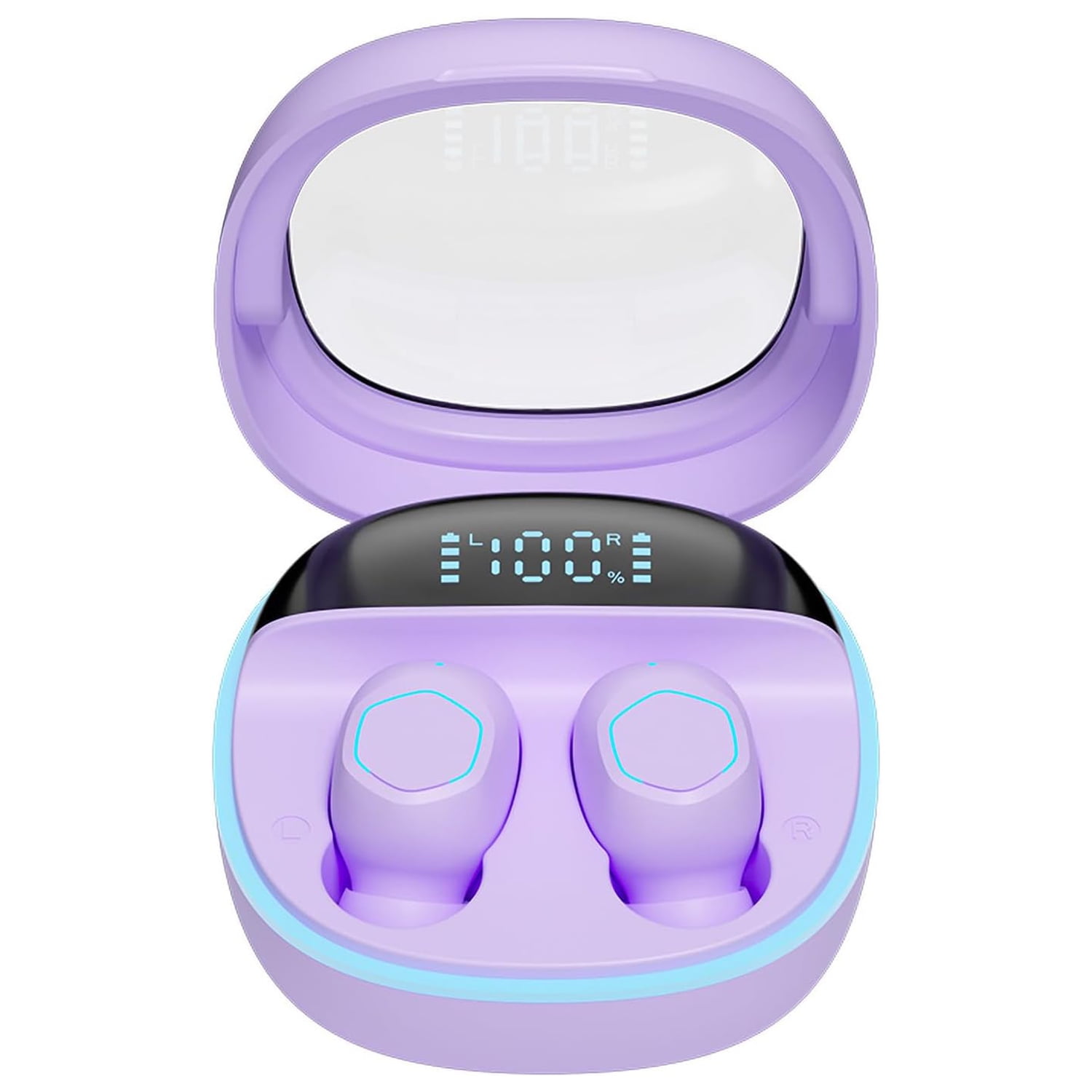 Micro Wireless Earbuds for Small Ear Canals 8H Playtime Touch Control ...