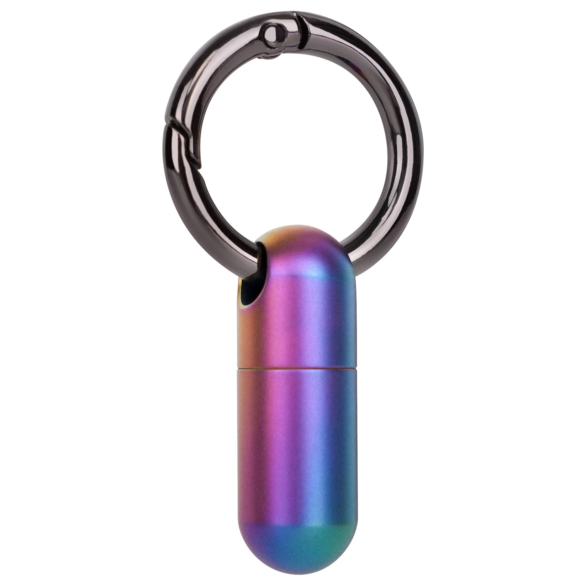 Micro Keychain Pill Holder Titanium Waterproof Mini Pill Container for ...