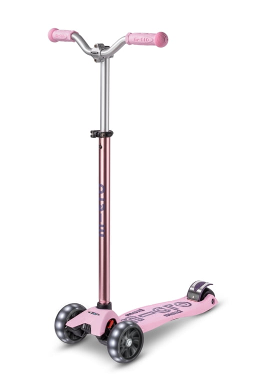 Micro Kickboard Maxi Deluxe Pro LED Kids Scooter, Ages 5–12, Chopper ...