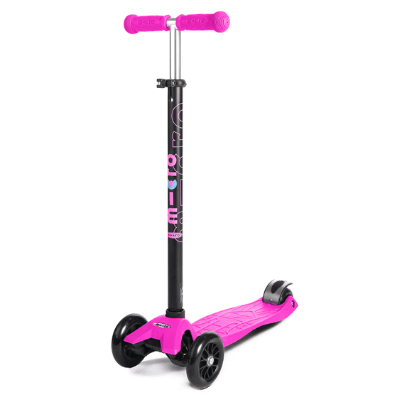 Micro Kickboard Kids Maxi Original 3-Wheel Lean-to-Steer Scooter, Pink - Walmart.com
