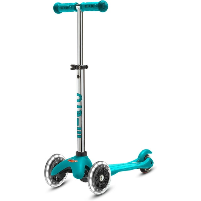 Micro Kickboard - Mini Plus LED 3-Wheeled, Lean-to-Steer, Swiss ...