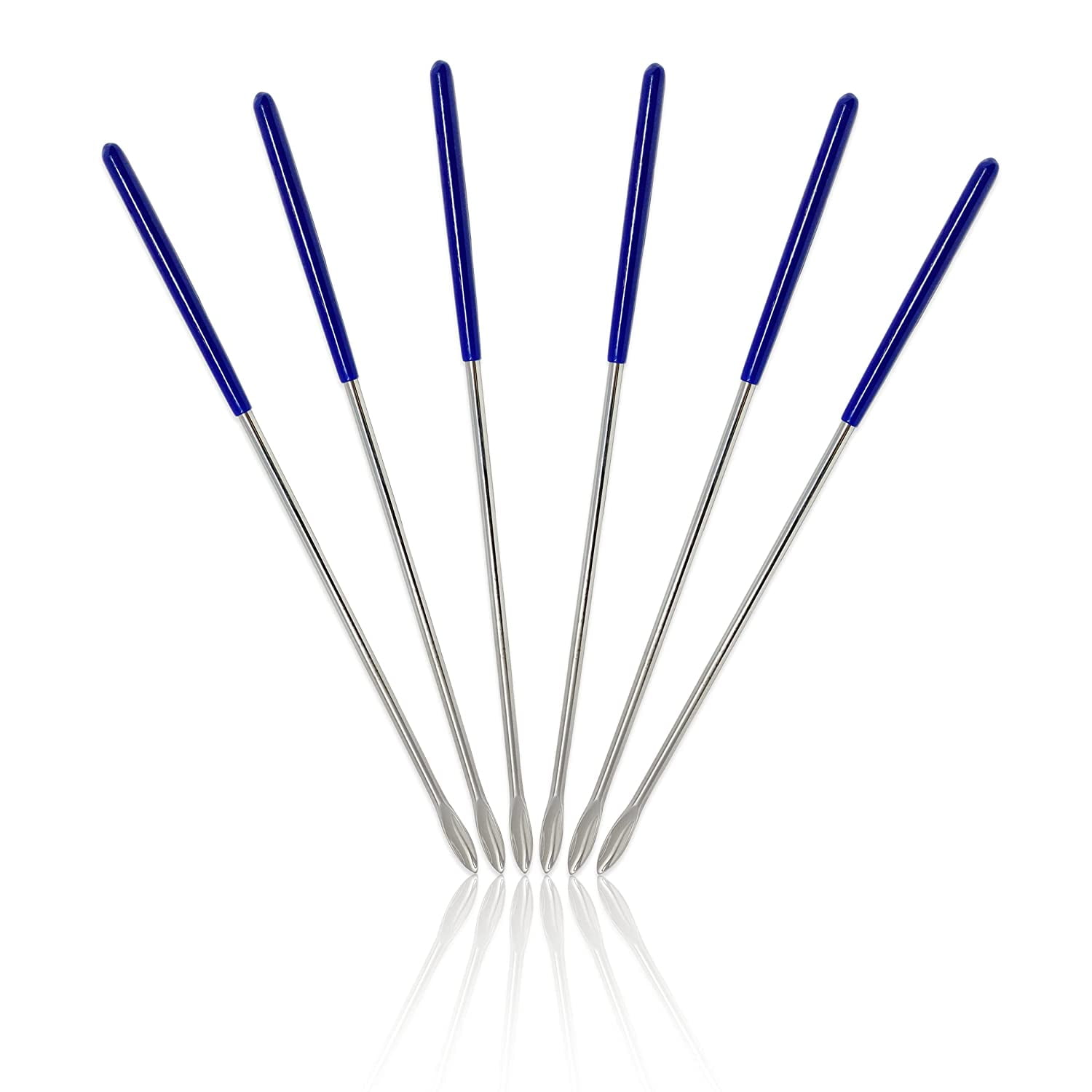 Micro Lab Spoon/Scoop Spatula with Stainless Steel Blade Vinyl Handle ...