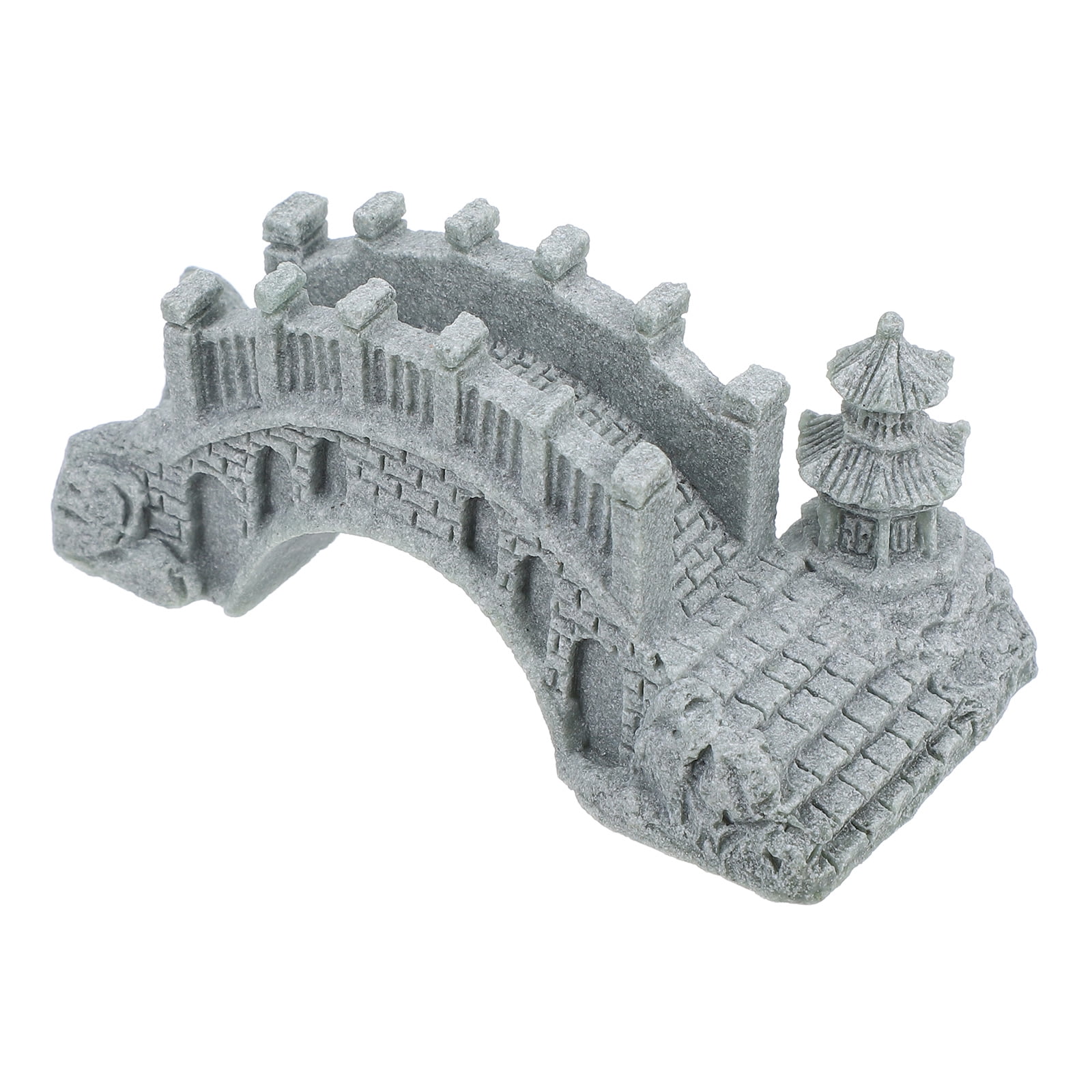 Micro Landscape Stone Bridge For Fish Tank Decor Dollhouse Bridge Mini ...