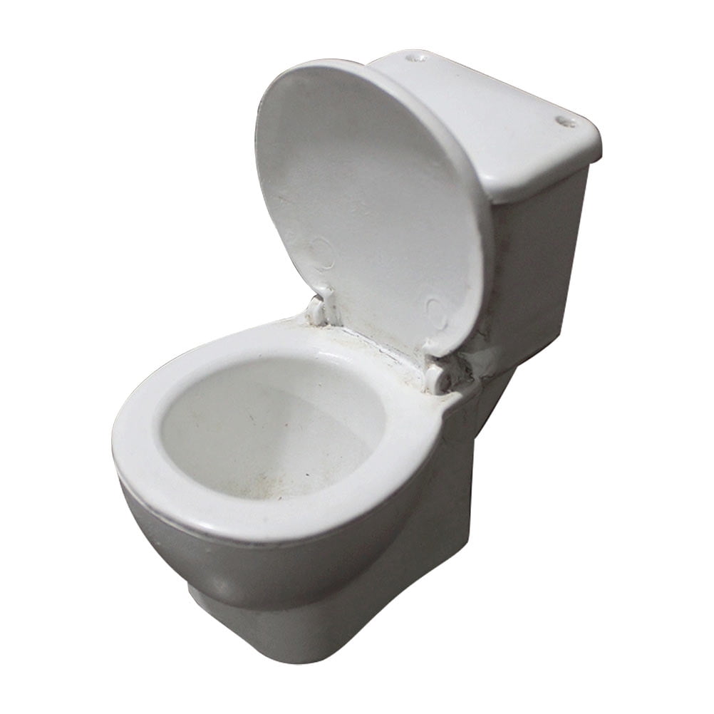 Landscape Toilet Commode Model Toys Resin Crafts Accessories Tiny ...
