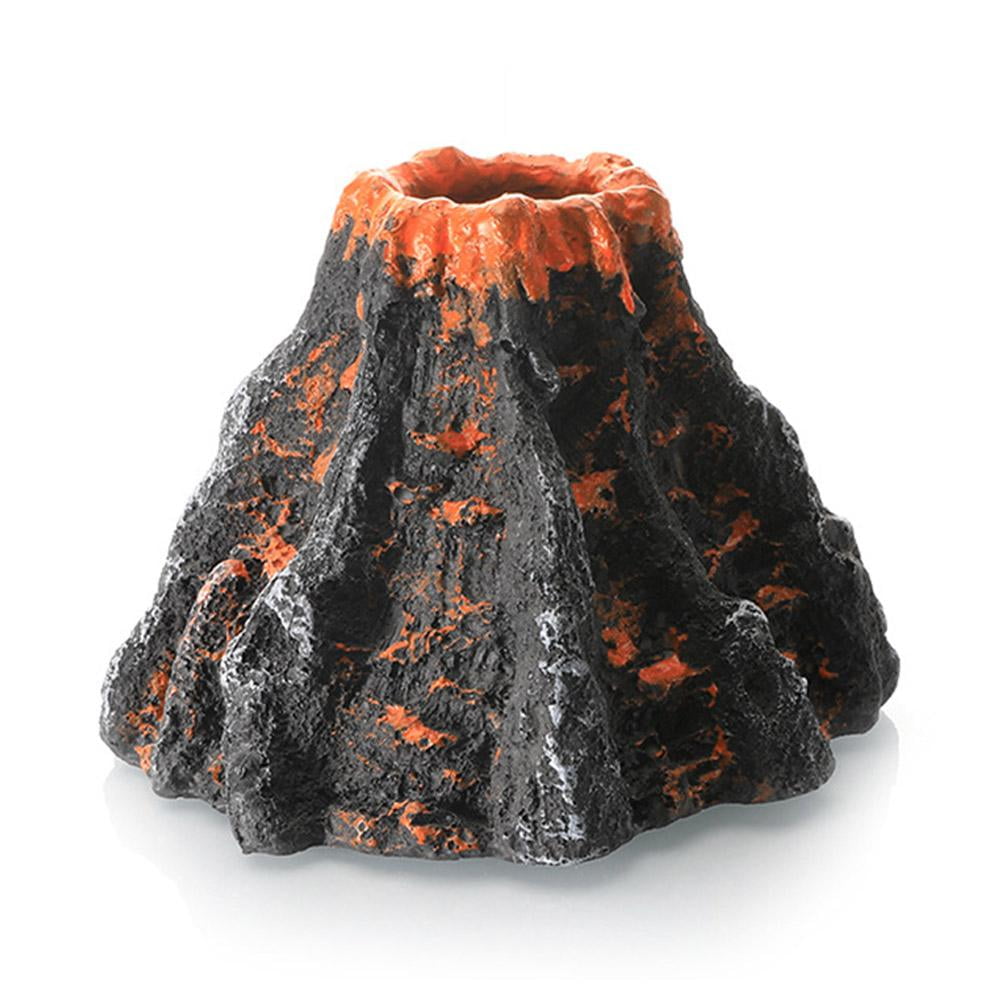 Micro Landscape Volcano Flower Pots Fish Tank Volcano Statue Decor ...